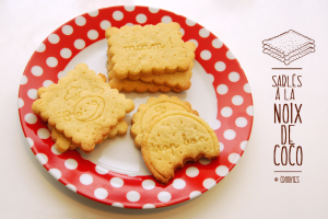 Des biscuits sablés à la noix de coco - Crookies